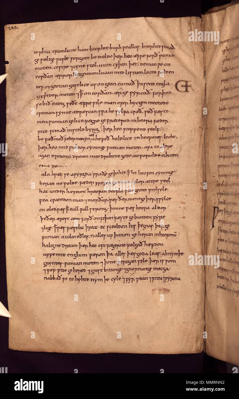 The caedmon manuscript hi-res stock photography and images - Alamy