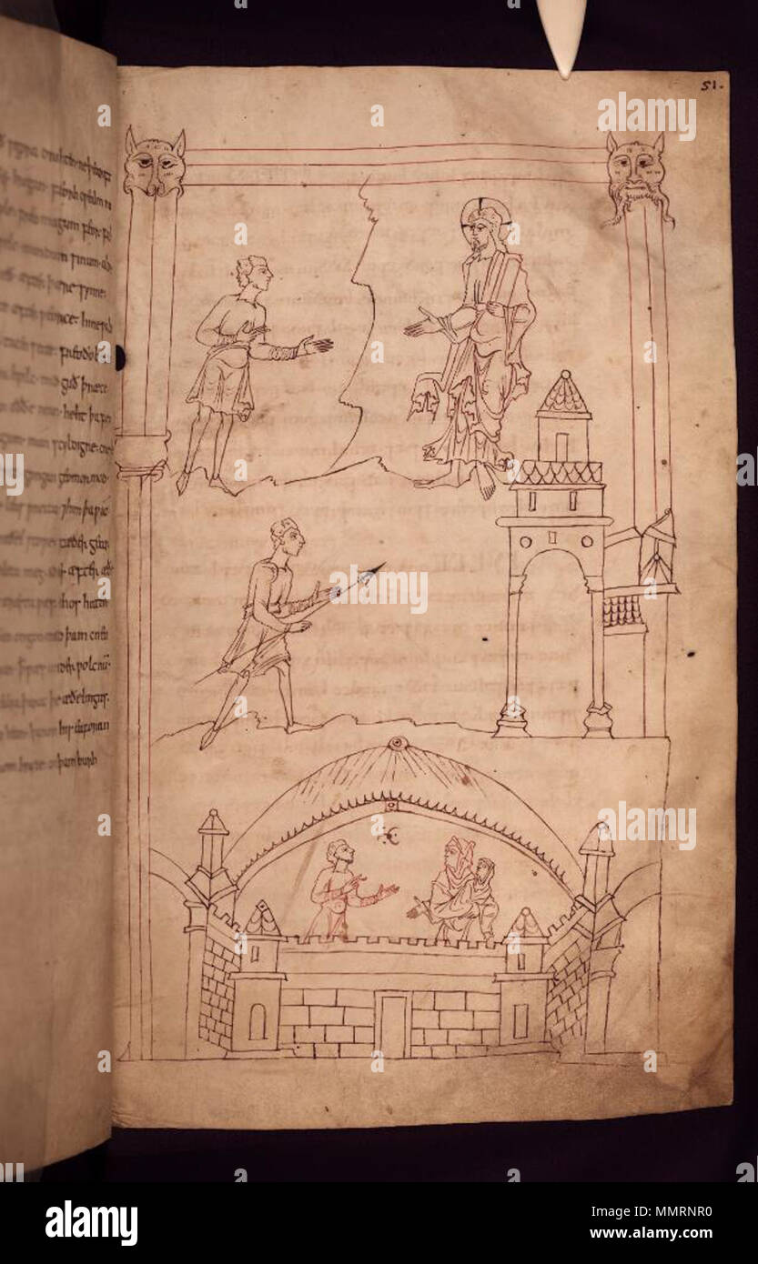 Bodleian Libraries, Cædmon Manuscript 51 Stock Photo - Alamy