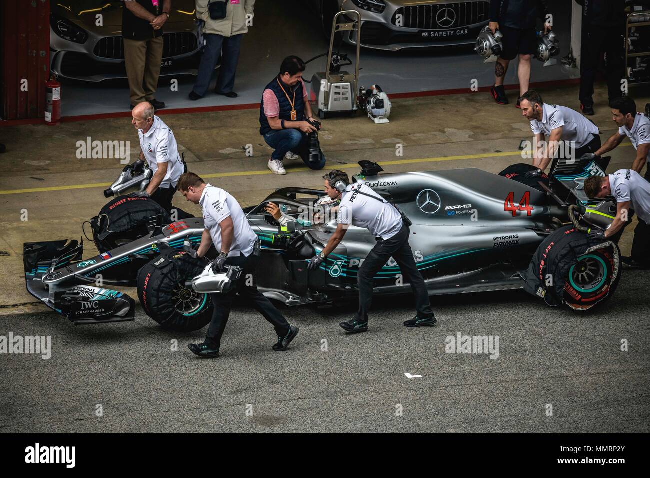 Formula 1 mercedes pit stop hi-res stock photography and images - Alamy