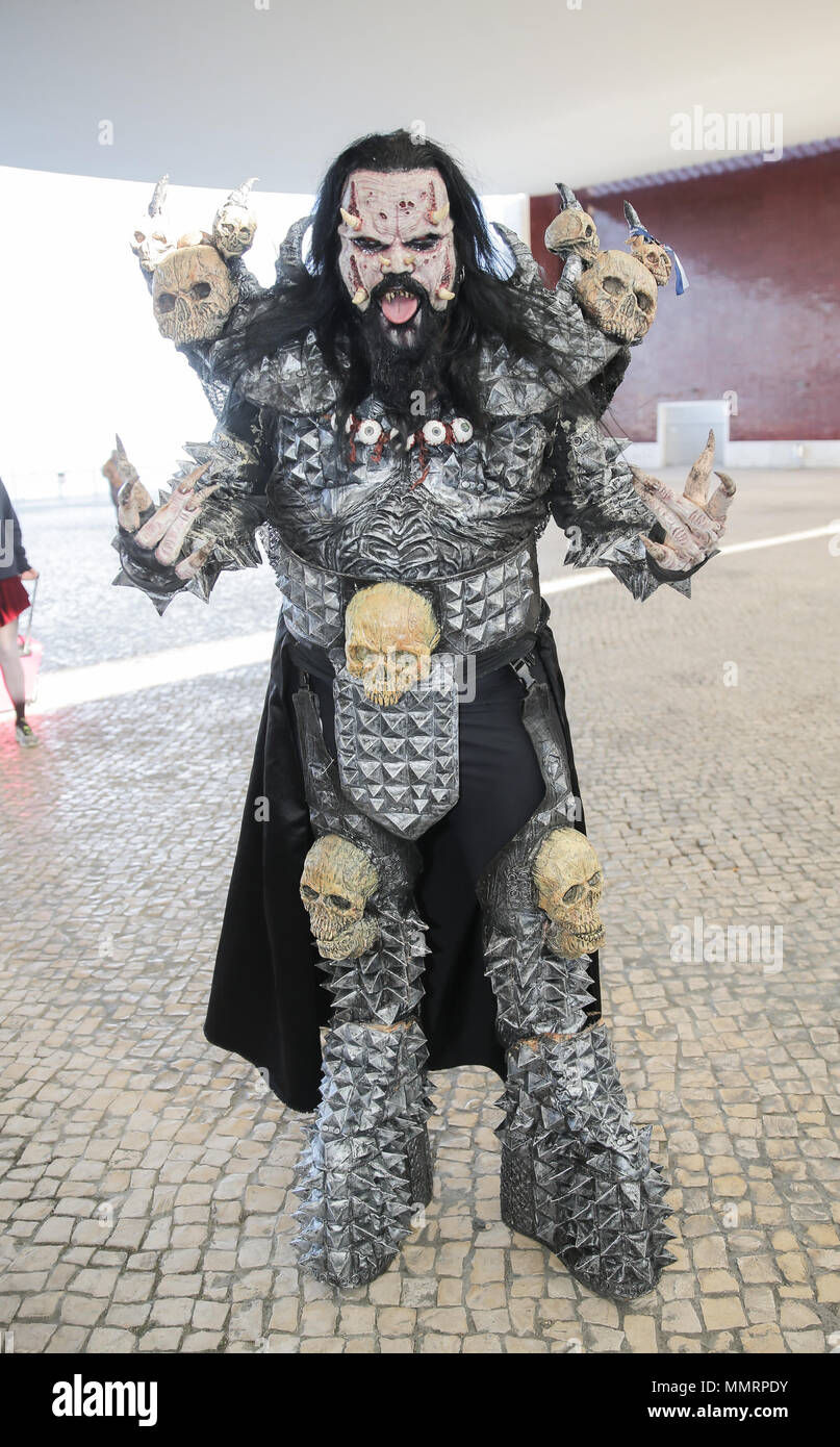 Portugal, Lisbon. 12th May 2018. Mr. Lordi (Tomi Petteri Putaansuu ...