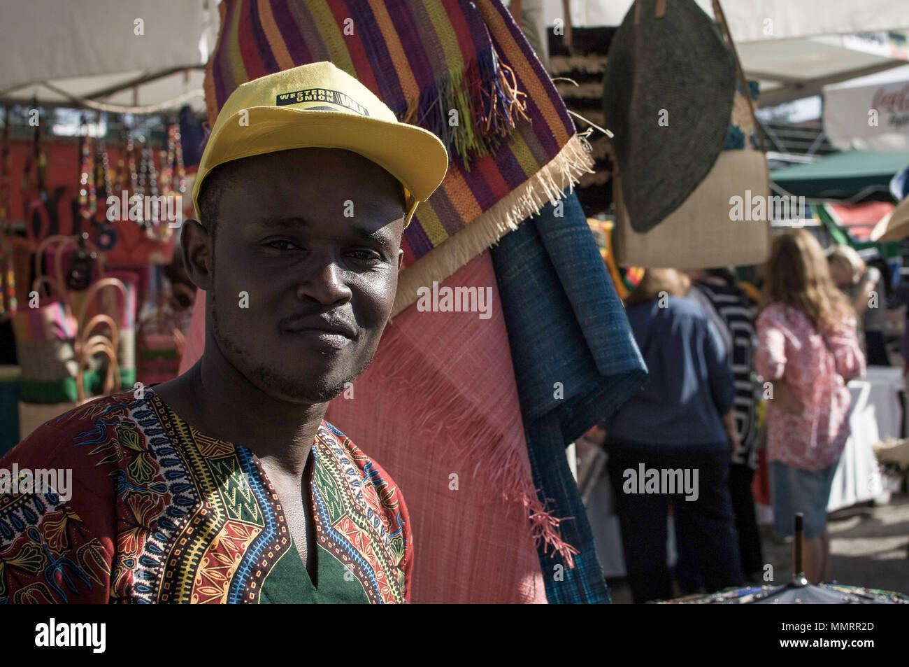 Athens, Greece. 1st Jan, 2006. An African man with traditional clothes ...