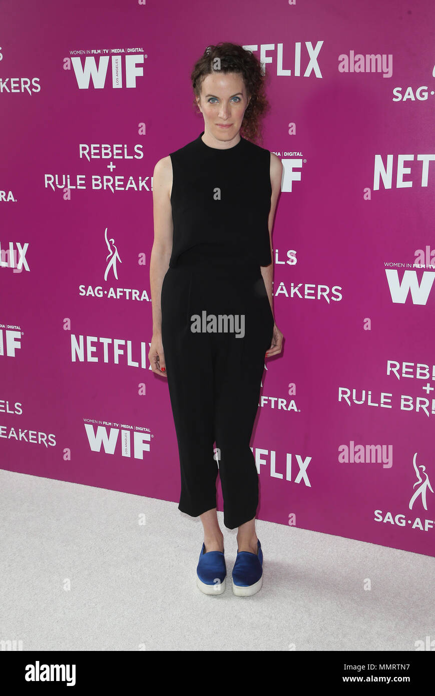 LOS ANGELES, CA - MAY 12: Liz Flahive, at Netflix - Rebels And Rules ...