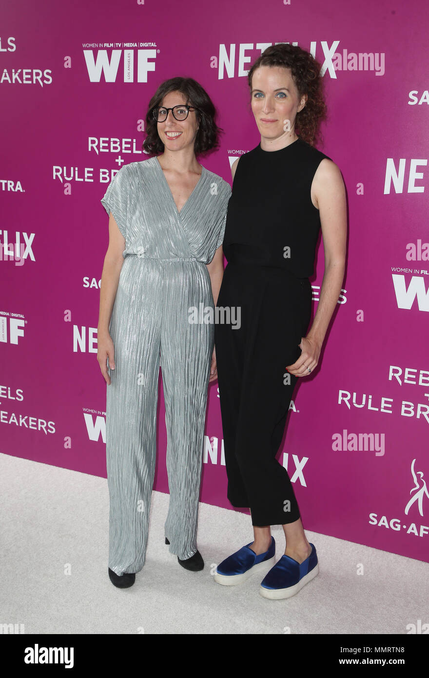 LOS ANGELES, CA - MAY 12: Carly Mensch, Liz Flahive, at Netflix ...