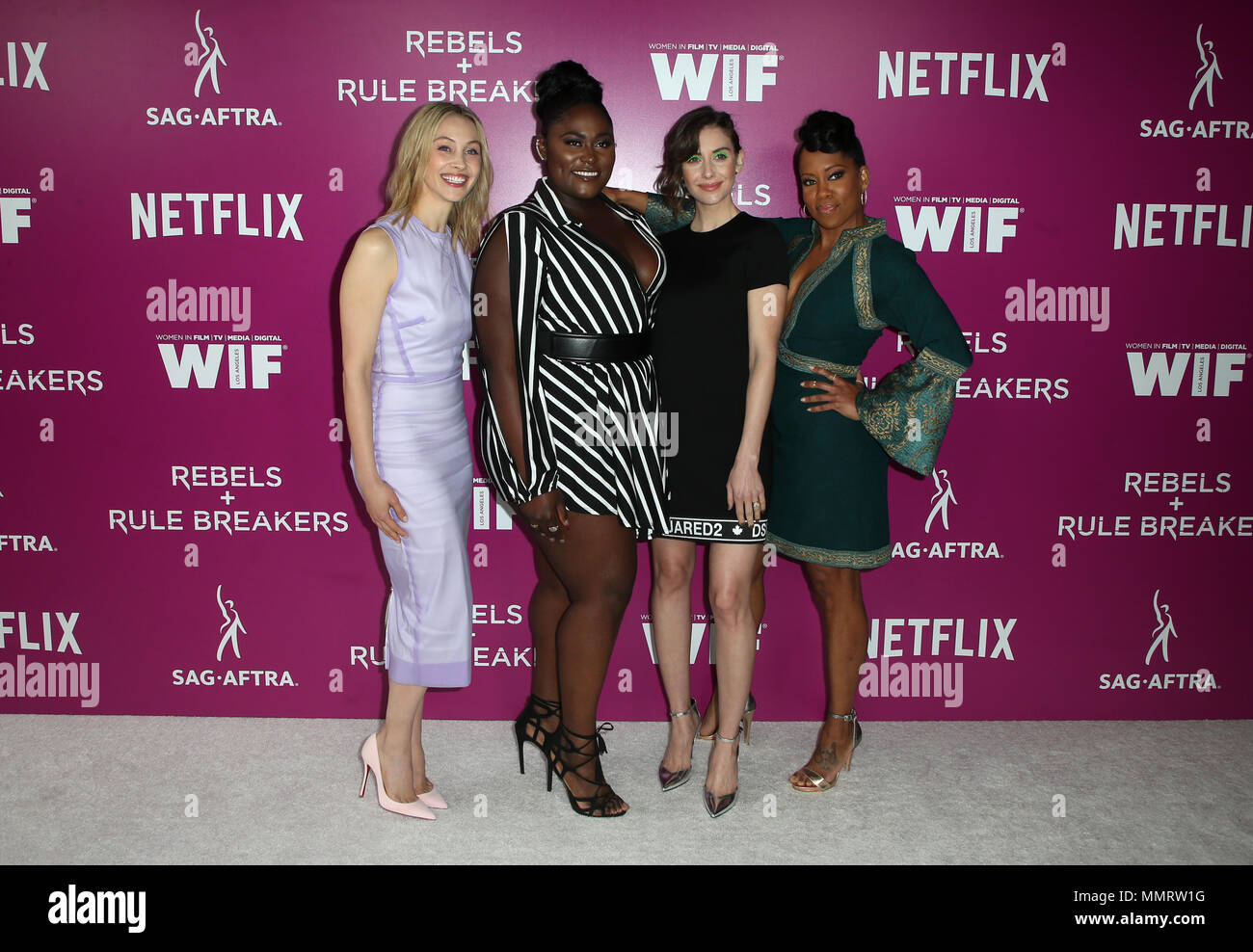 Los Angeles, Ca, USA. 12th May, 2018. Sarah Gadon, Danielle Brooks ...