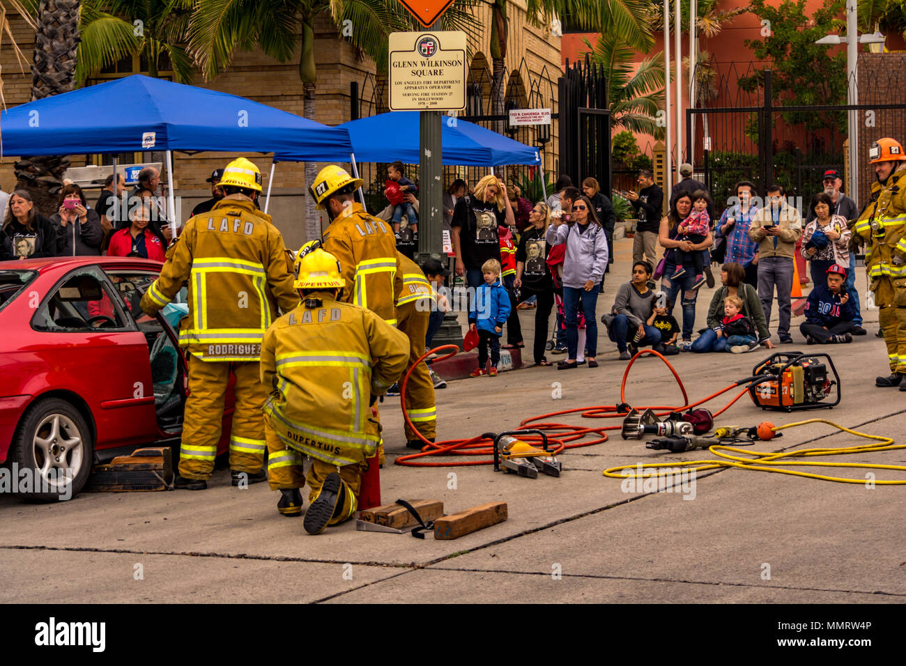 Lafd fire truck hi-res stock photography and images - Alamy