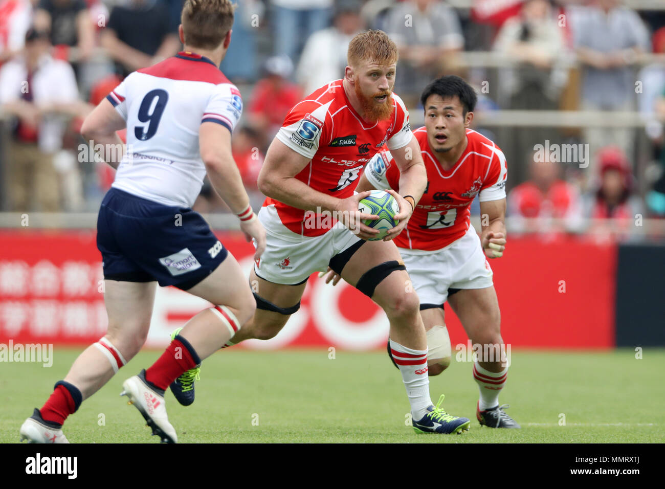 Tokyo, Japan. 12th May, 2018. Edward Quirk (Sunwolves) Rugby : 2018 ...