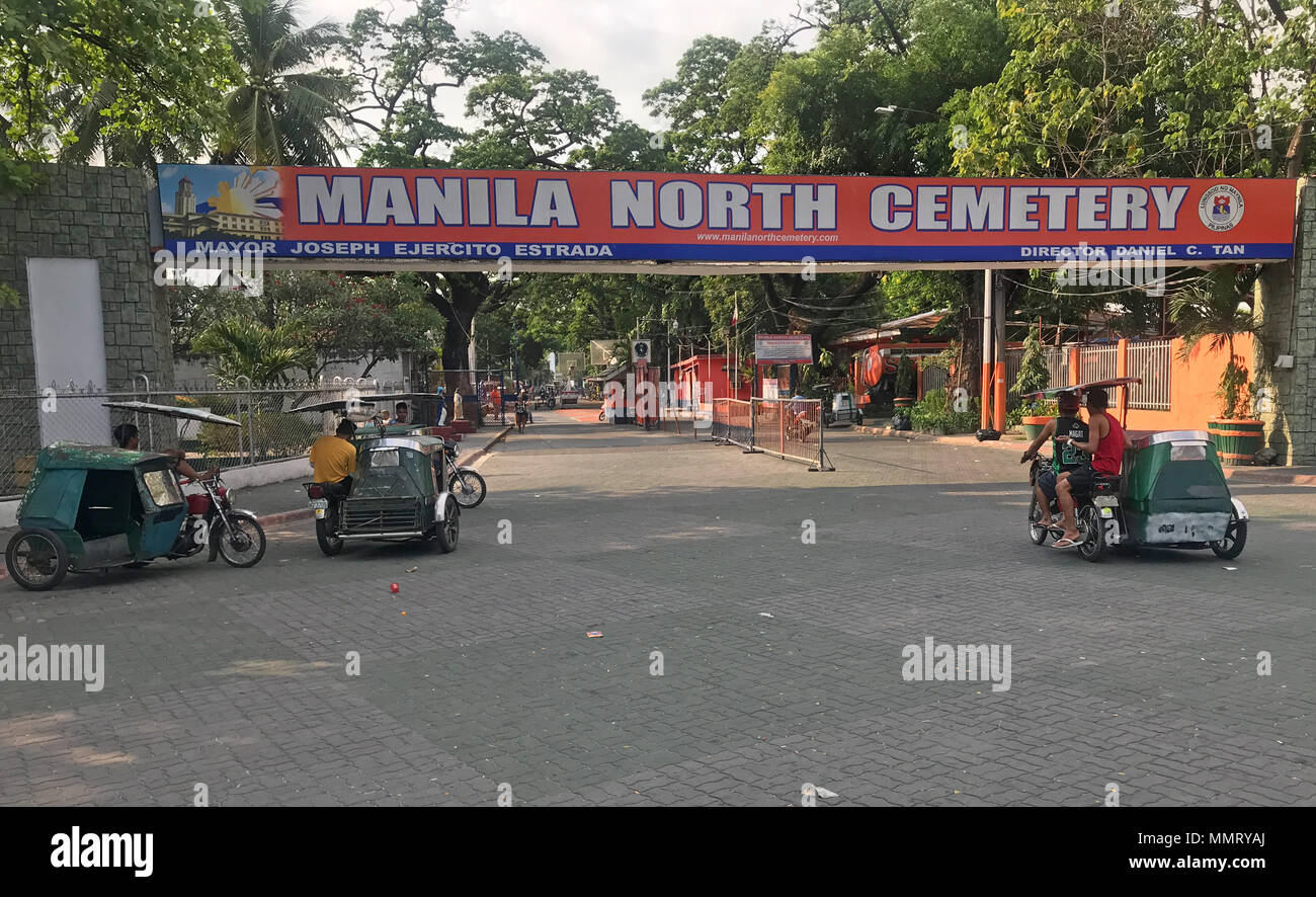 20 April 2018, Philippines, Manila: The entrance of the northern ...
