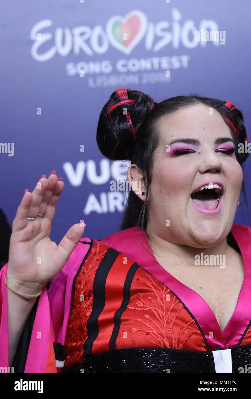 Lisbon, Portugal. 13th May, 2018. 12 May 2018, Portugal, Lisbon: Singer ...