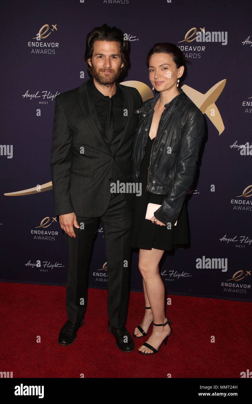 Los Angeles, Ca, USA. 12th May, 2018. Johnny Whitworth, Holly Huebner ...