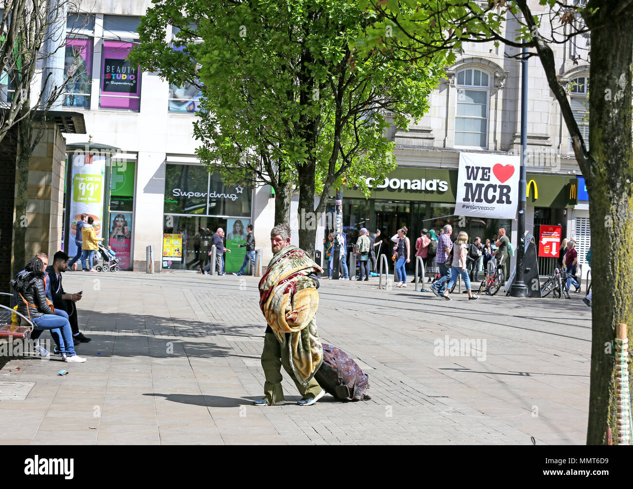 Homelessness manchester hi-res stock photography and images - Alamy