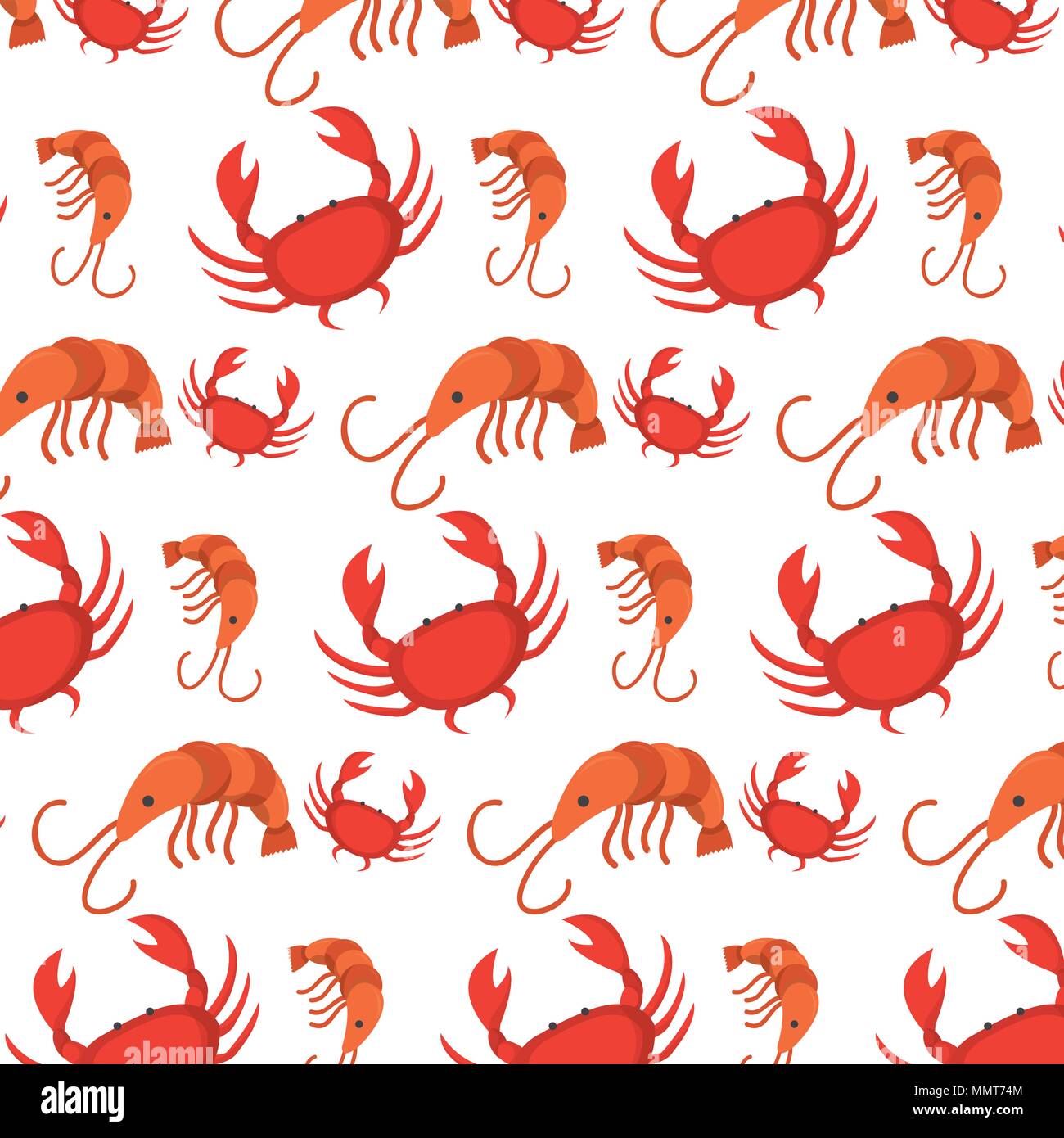 fresh lobster and crab food background Stock Vector Image & Art - Alamy