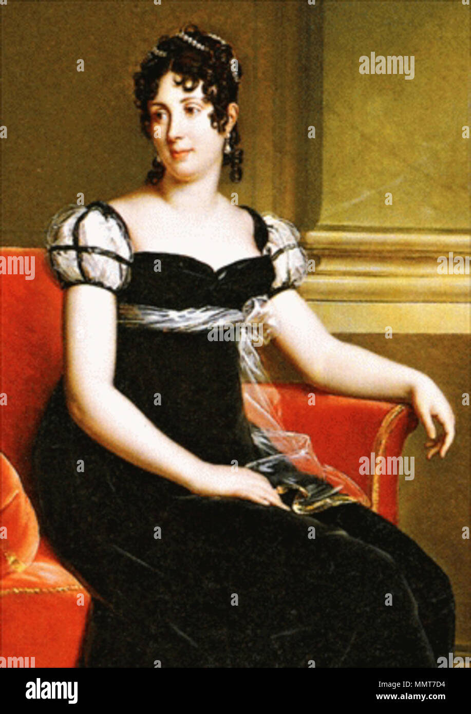 Portrait of Désirée Clary (1777-1860). circa 1810 (Swedish court dress ...