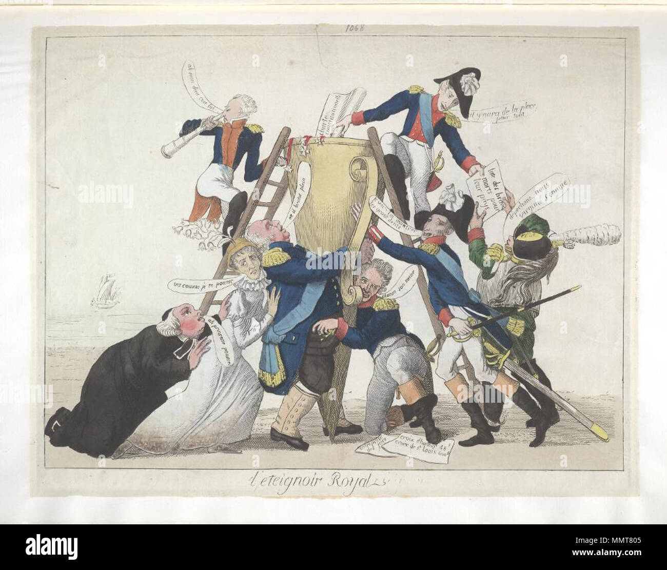 French political cartoon hi-res stock photography and images - Alamy