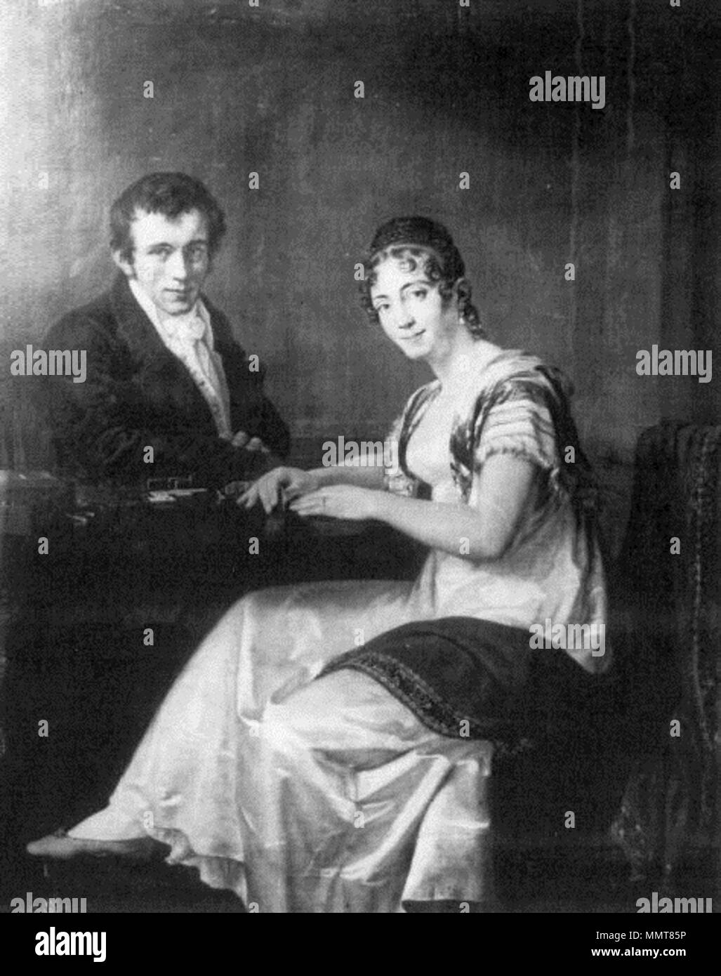 A game of dominoes.. circa 1812. David A game of dominoes Stock Photo ...