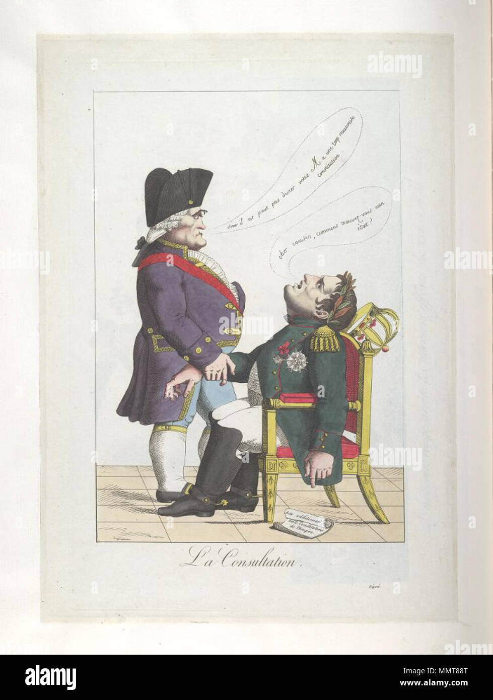 French political cartoon hi-res stock photography and images - Alamy