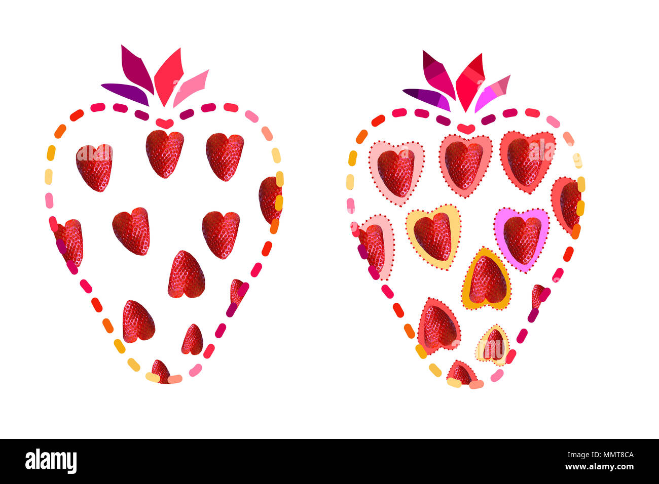 Creative dessert illustration Cut Out Stock Images & Pictures - Alamy