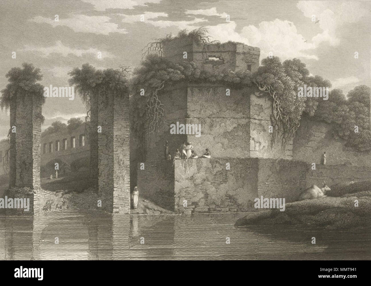 . 1814 paiting of the Lalbagh Fort, Dhaka, by Charles D'Oyly . 1814 ...