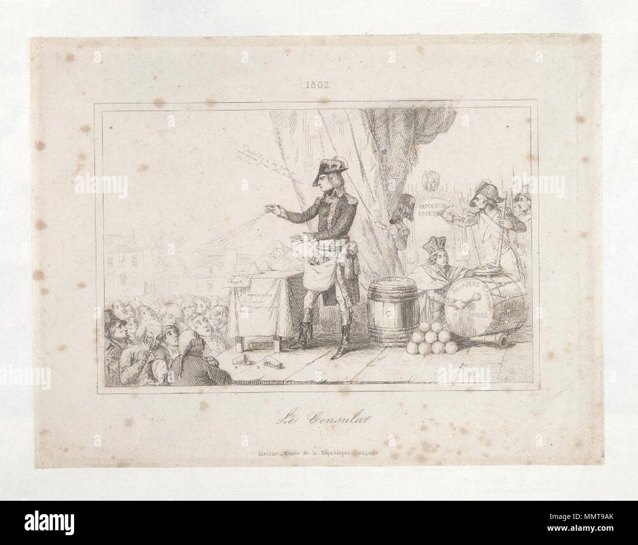 . French political cartoon; Illustration from: Histoire-musée de la ...