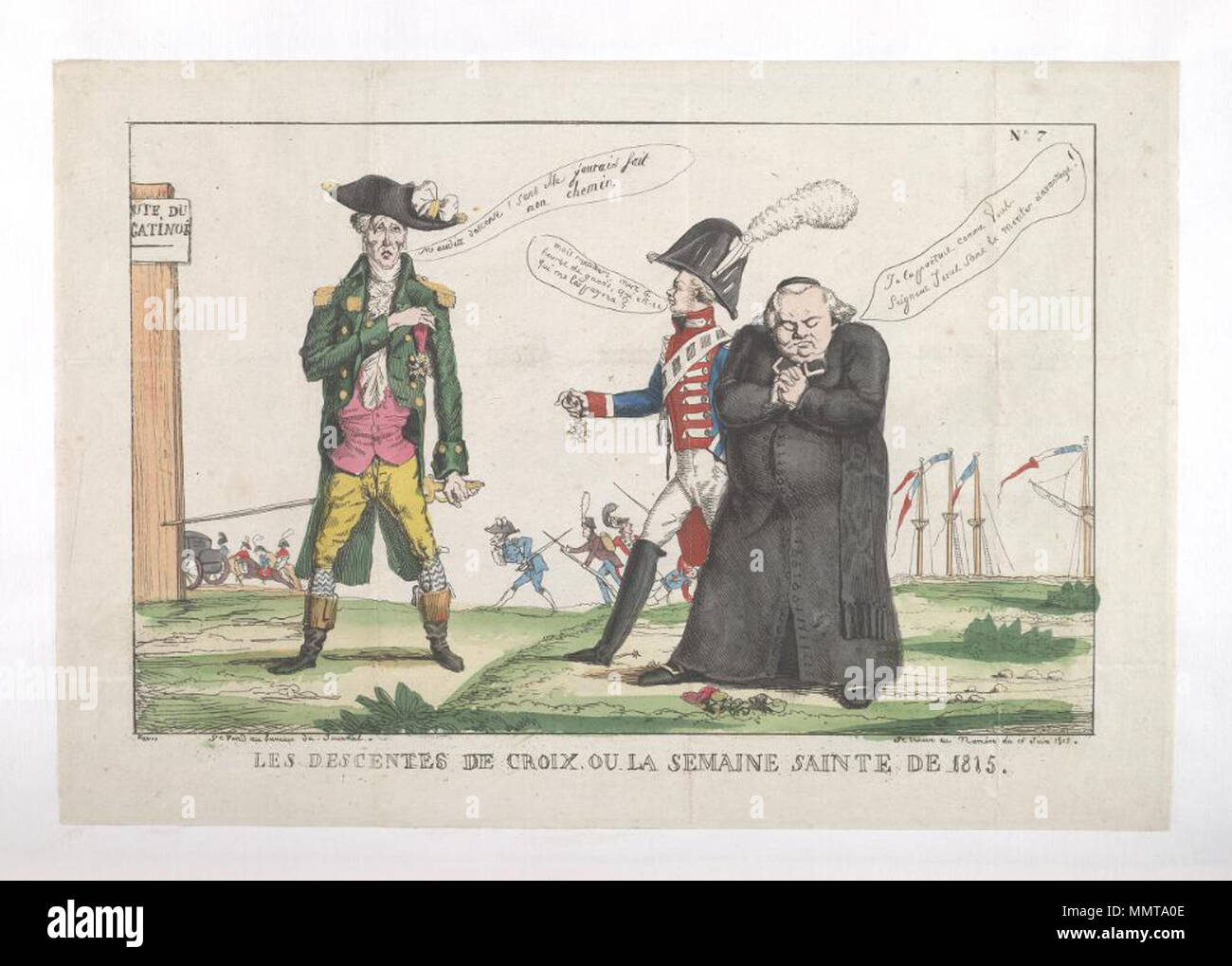 . French political cartoon; Note at lower right: 'Se trouve au numéro ...