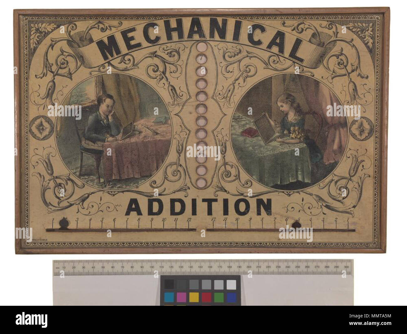 . Game entitled Mechanical addition; 'Registered'. In Johnson copy ...
