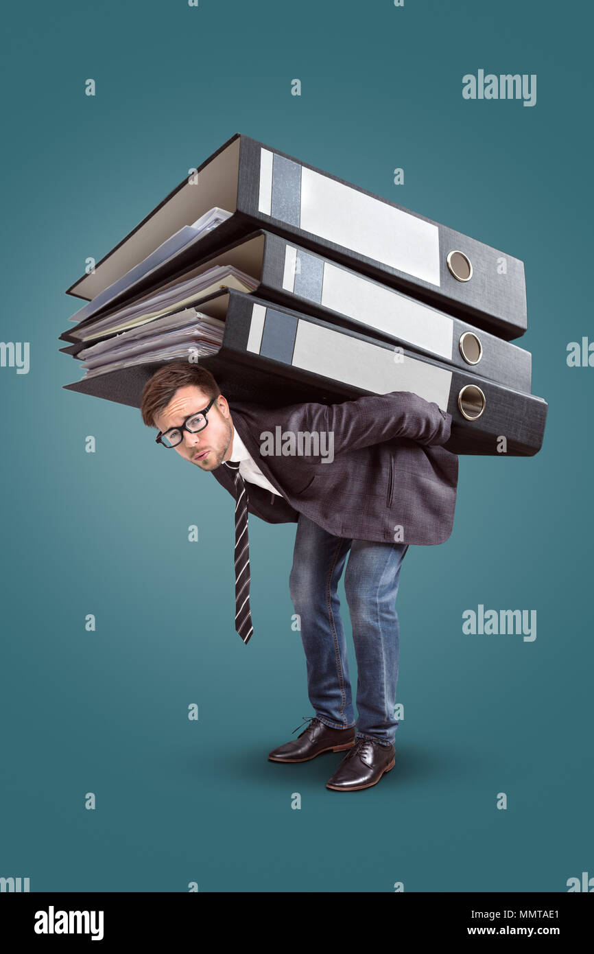 Man carrying a file hi-res stock photography and images - Alamy