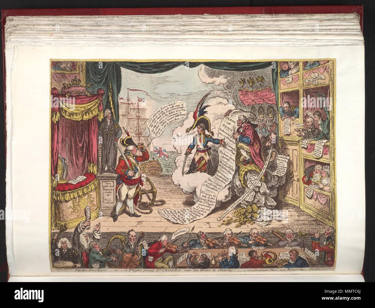 King george iii cartoon hi-res stock photography and images - Alamy