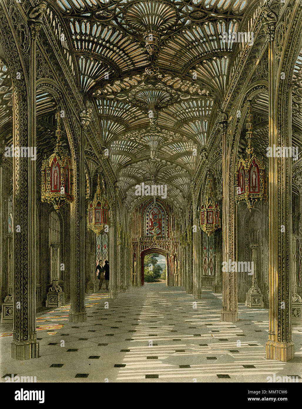 . English: A view of the Conservatory at Carlton House in London The ...