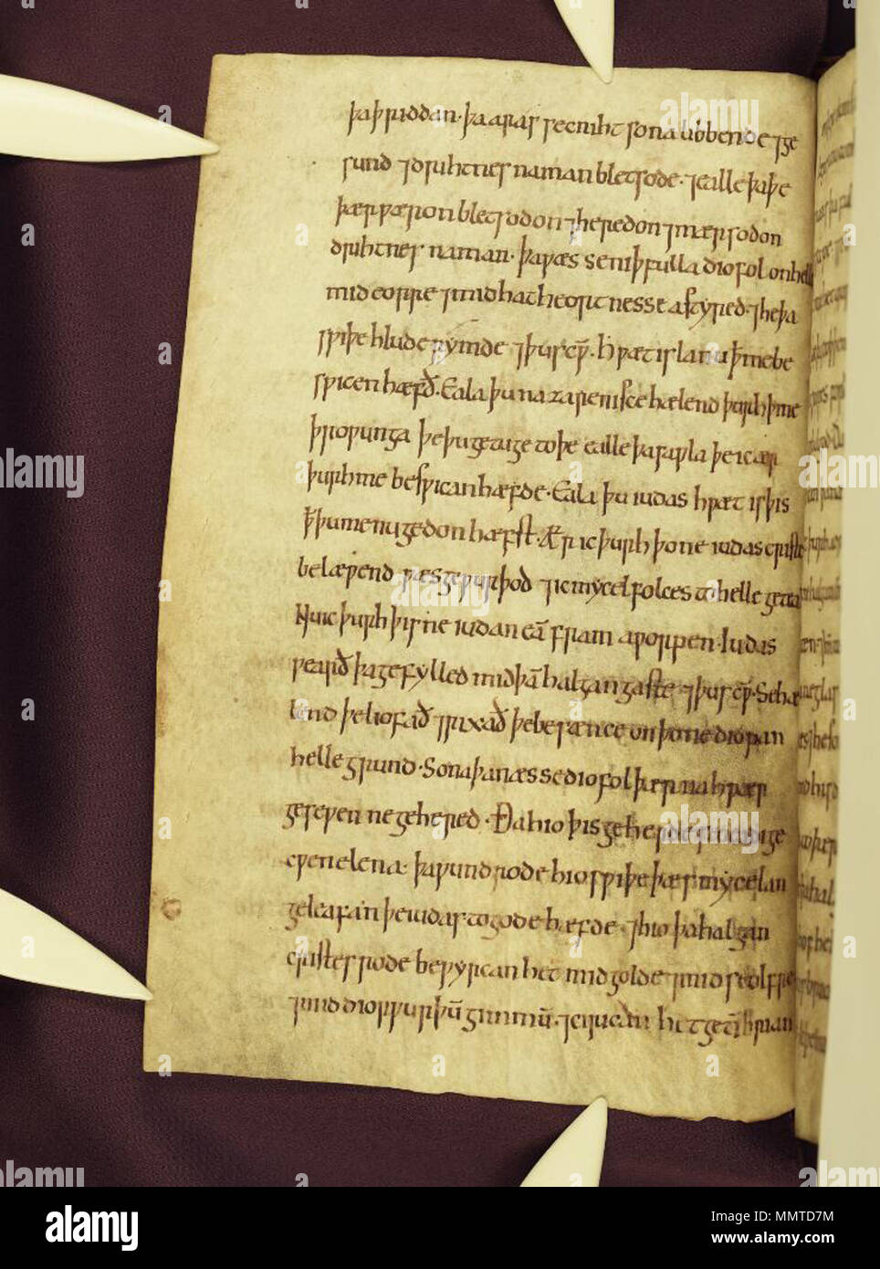 . 'St. Dunstan's Classbook': Eutyches, with Old Breton glosses, 9th ...