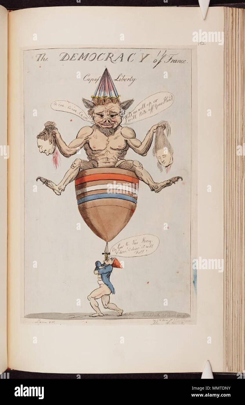 French Revolution Political Cartoon High Resolution Stock Photography ...