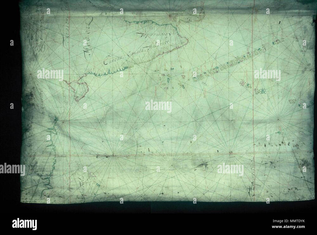 . Note, the latitude scale (to the west) has been most carefully ...