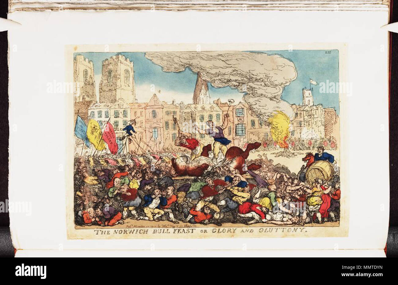 . Caricature of Napoleon I. (British political cartoon) The Norwich ...