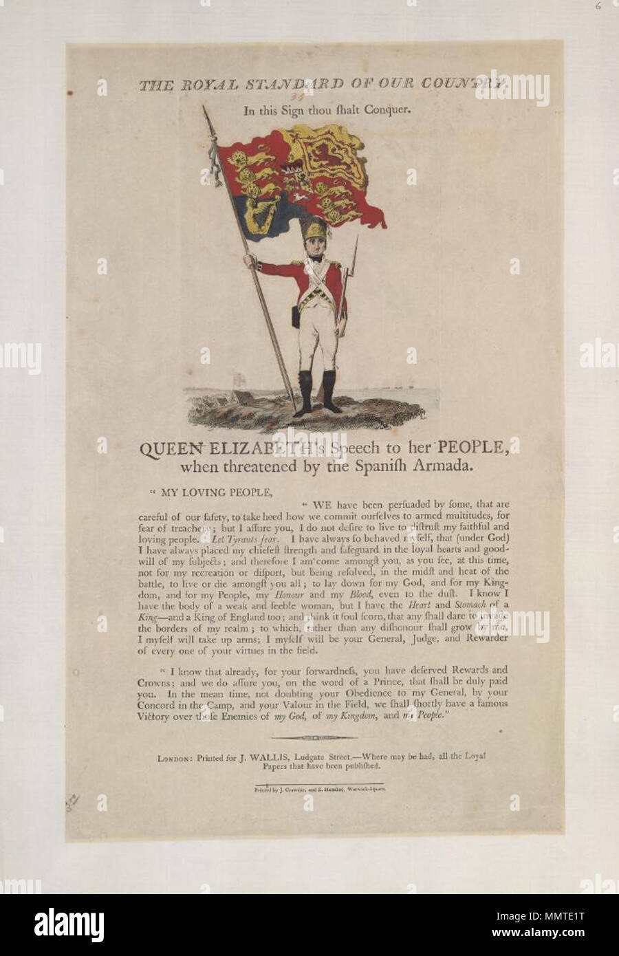 . Satire on the fear of French invasion, 1794-1805. (British political ...