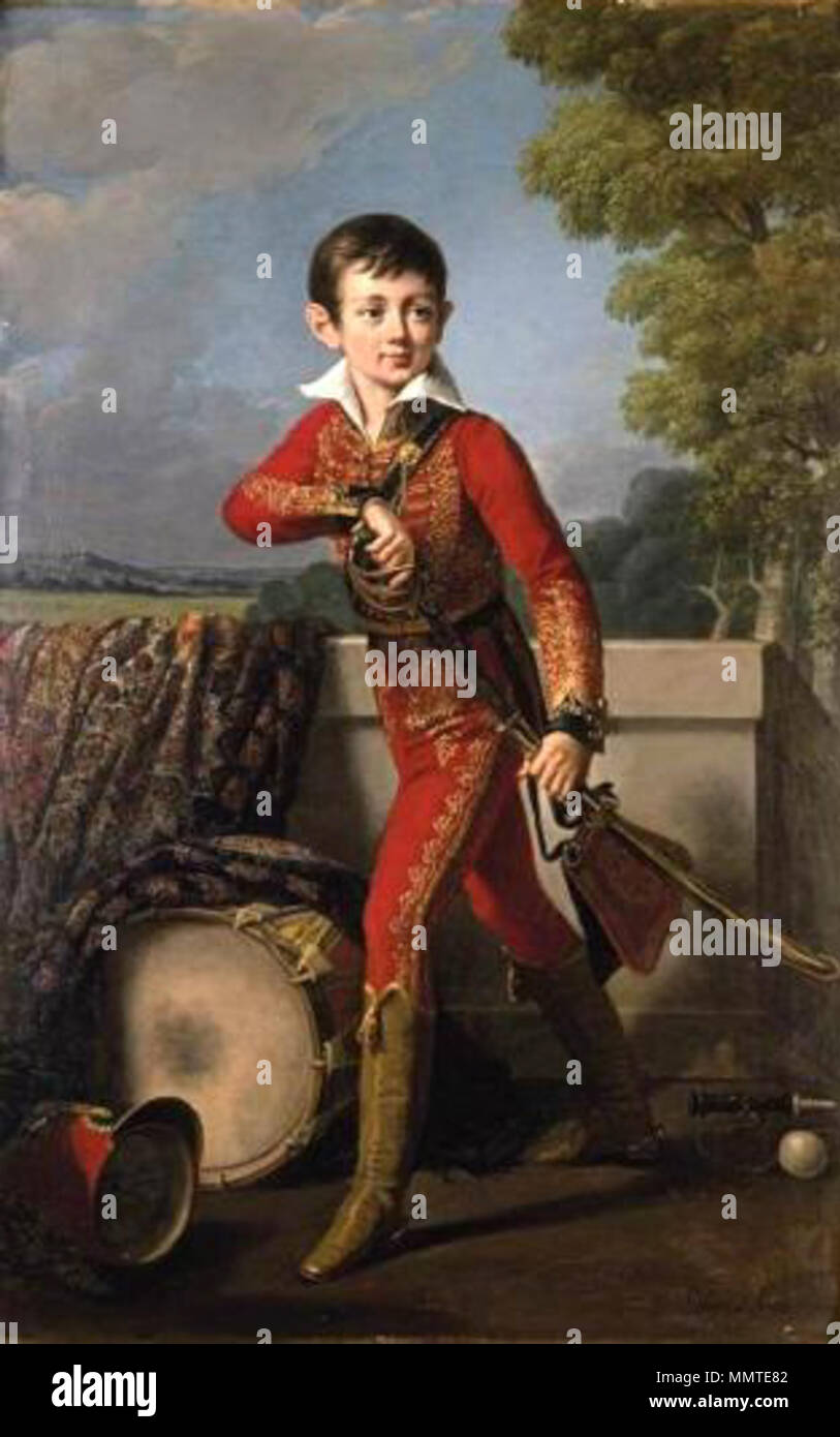 Portrait of Anatole Demidoff (1813-1870). 1820. Robert Lefevre 21 Stock ...