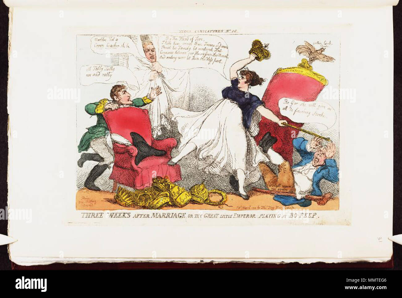 Cartoon napoleon 1810 hi-res stock photography and images - Alamy