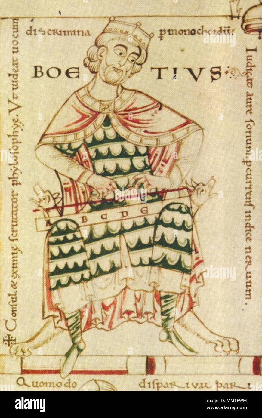 . English: De institutione musica by Boethius, 12th century, Cambridge ...
