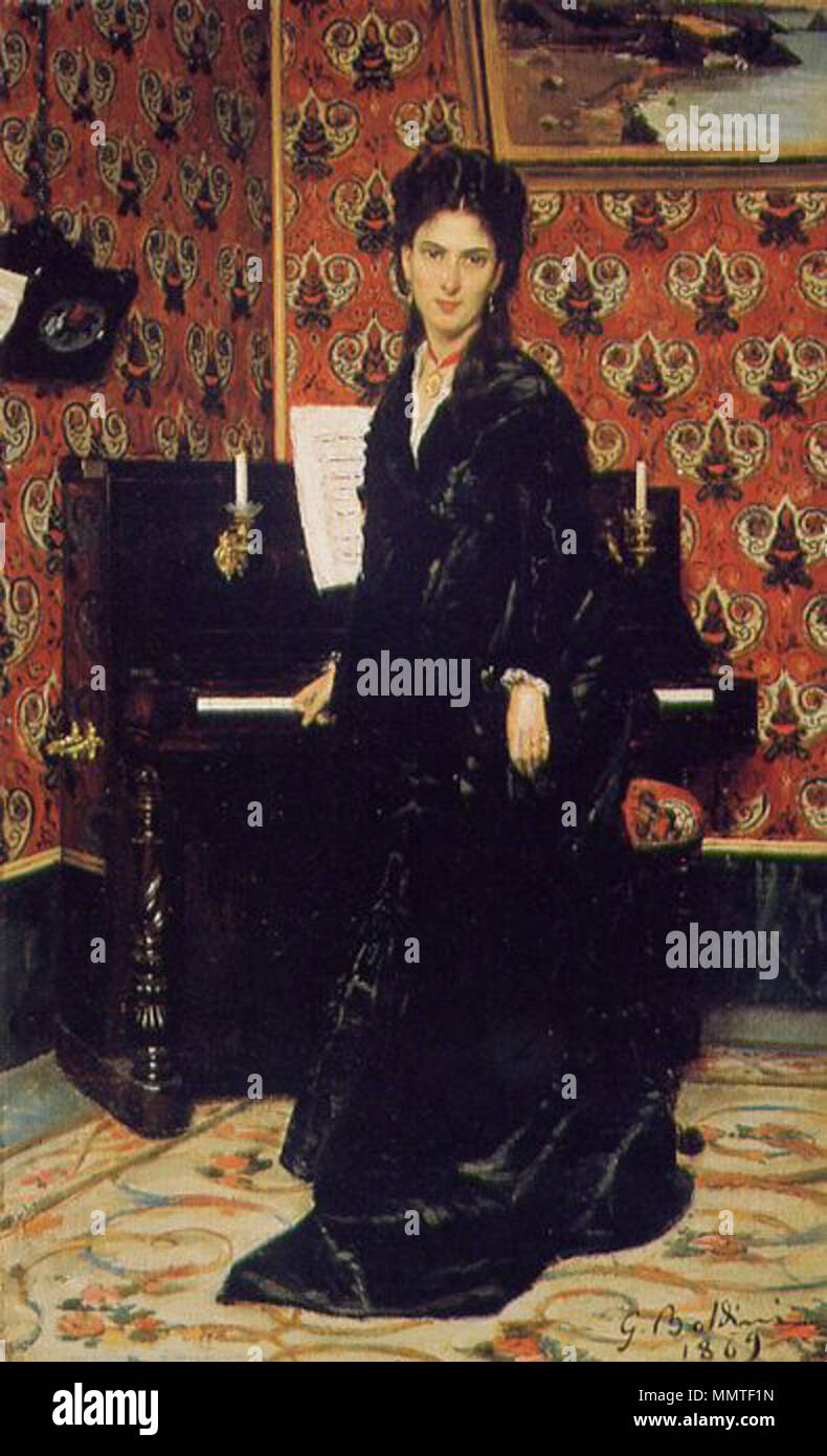 . English: Portrait of Mary Donegan . 1869. Boldini - Mary Donegan ...