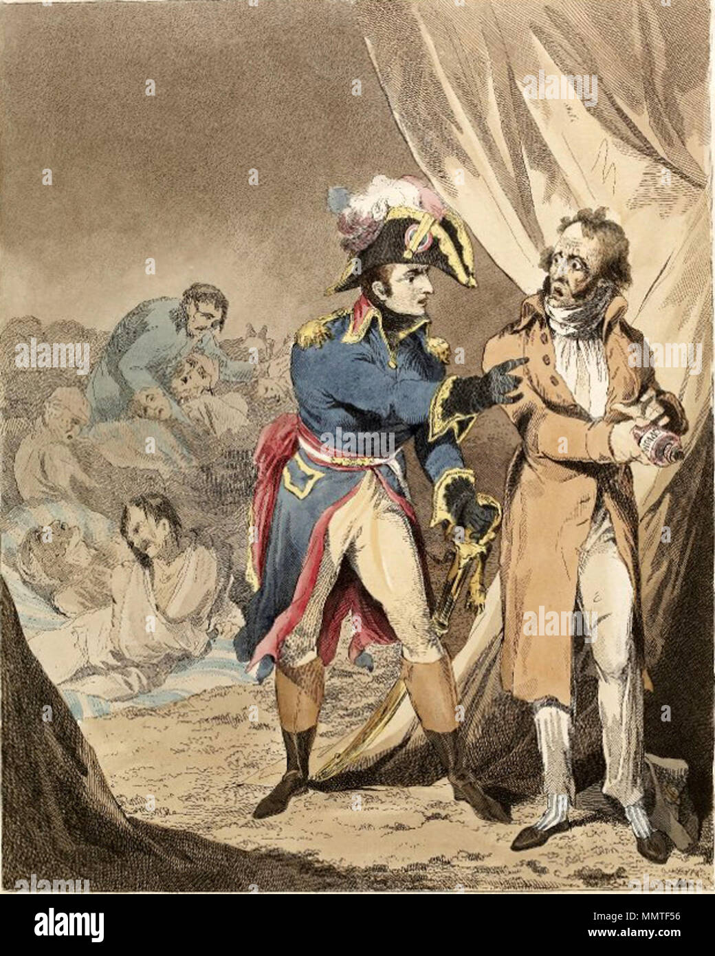 . English: Bonaparte orders five hundred & eighty of his wounded ...