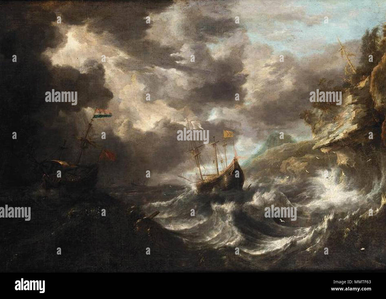 The tempest ship scene hi-res stock photography and images - Alamy