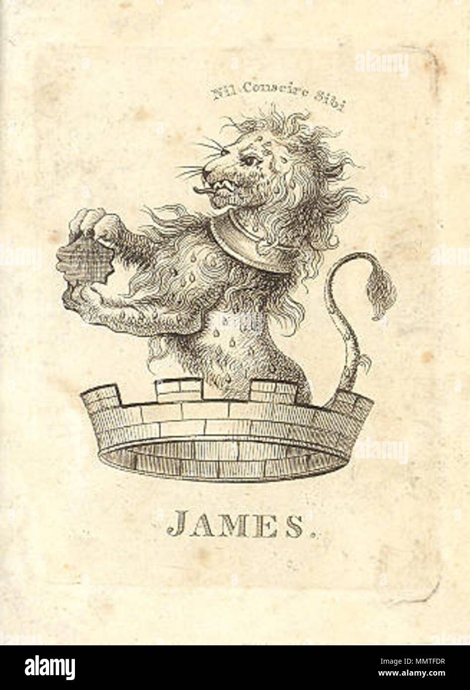 . English: 1810 British bookplate . 1810. Unknown Bookplate example ...