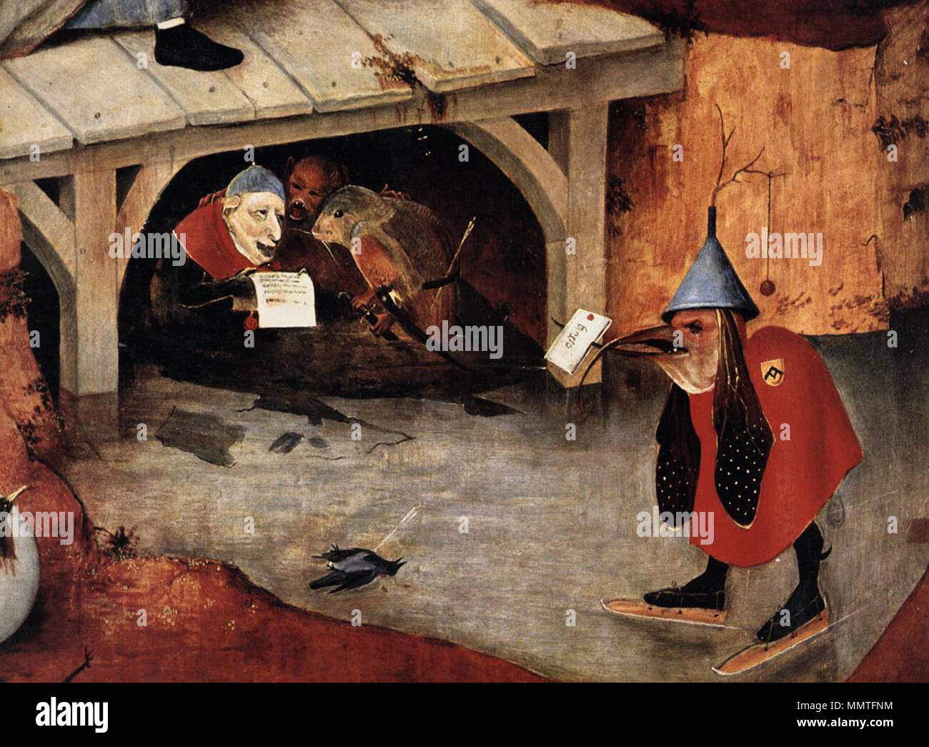 English: Triptych of Temptation of St Anthony (detail) . between 1505 ...