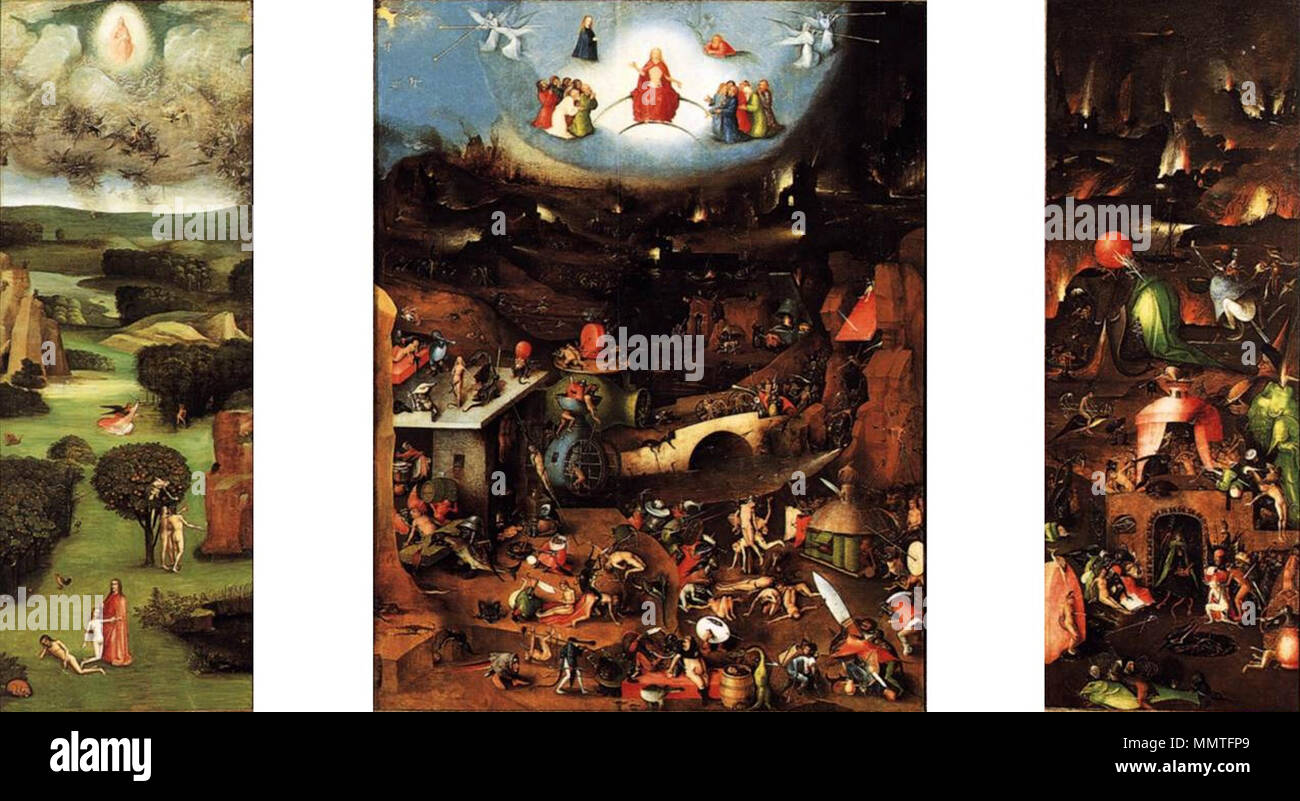 Bosch laatste oordeel drieluik wenen hi-res stock photography and ...