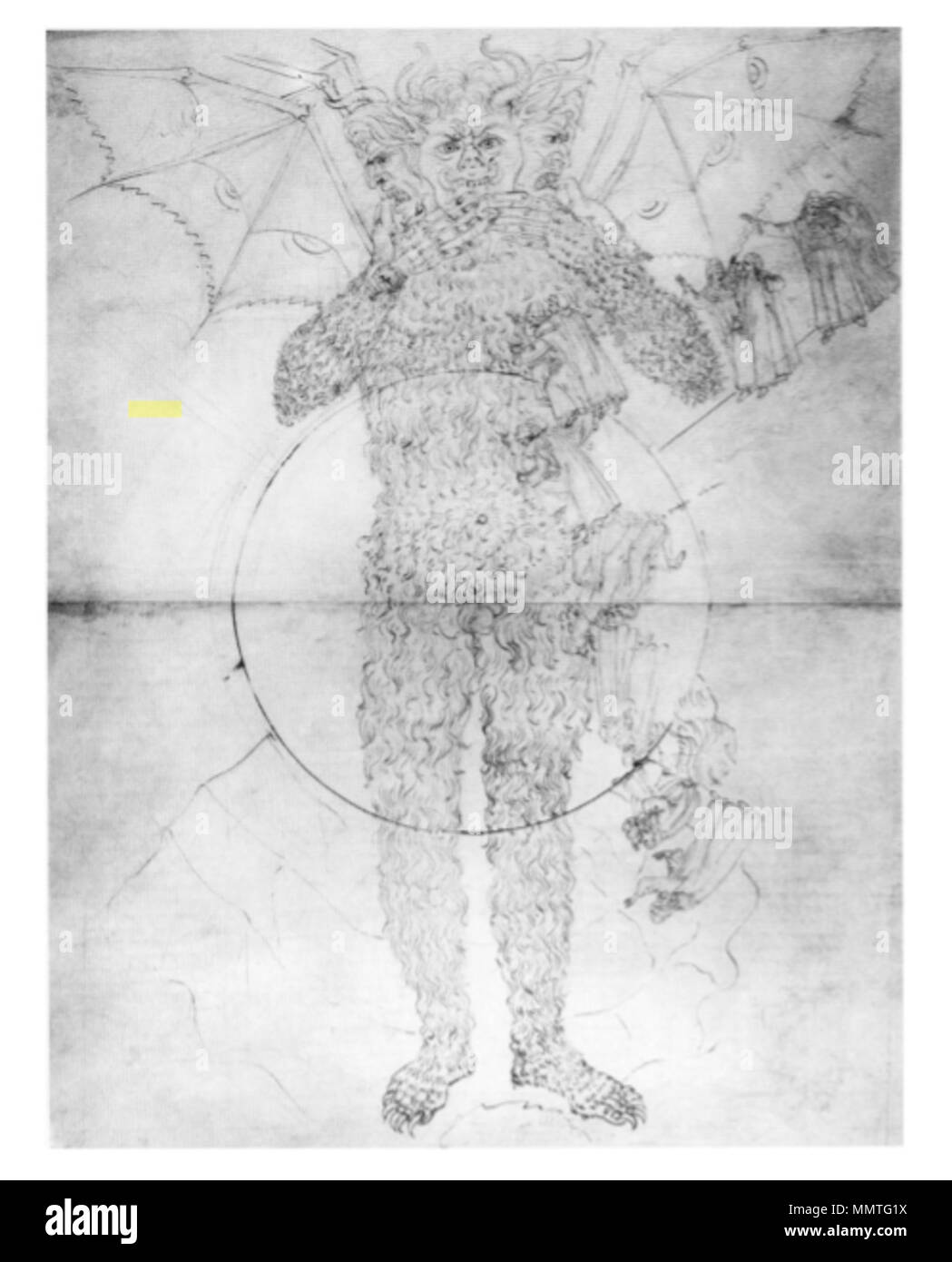 . Botticelli's Lucifer from Inferno XXXIV Botticelli's Lucifer Inferno ...