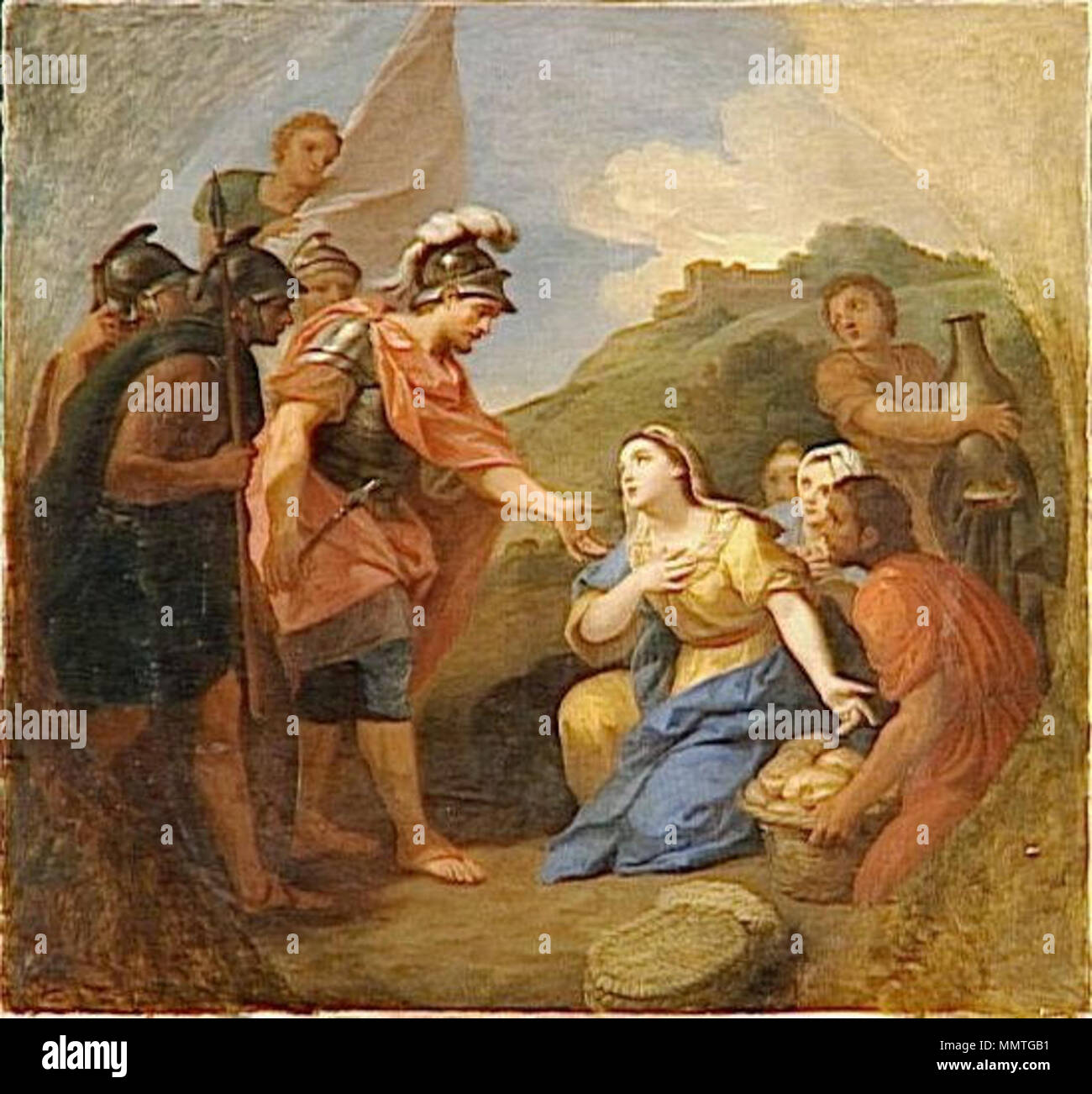 Abigail Offering Bread to David. circa 1700. Abigail Offering Bread to ...