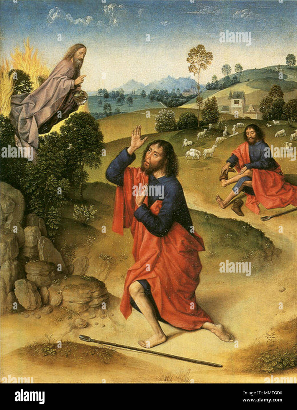 Burning Bush Painting