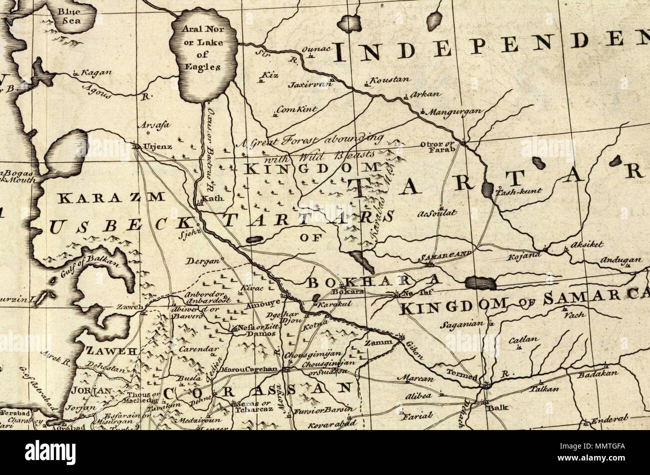 . English: A new & accurate map of Persia, with the adjacent countries ...