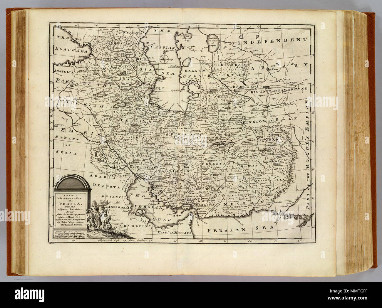 . English: A new & accurate map of Persia, with the adjacent countries ...