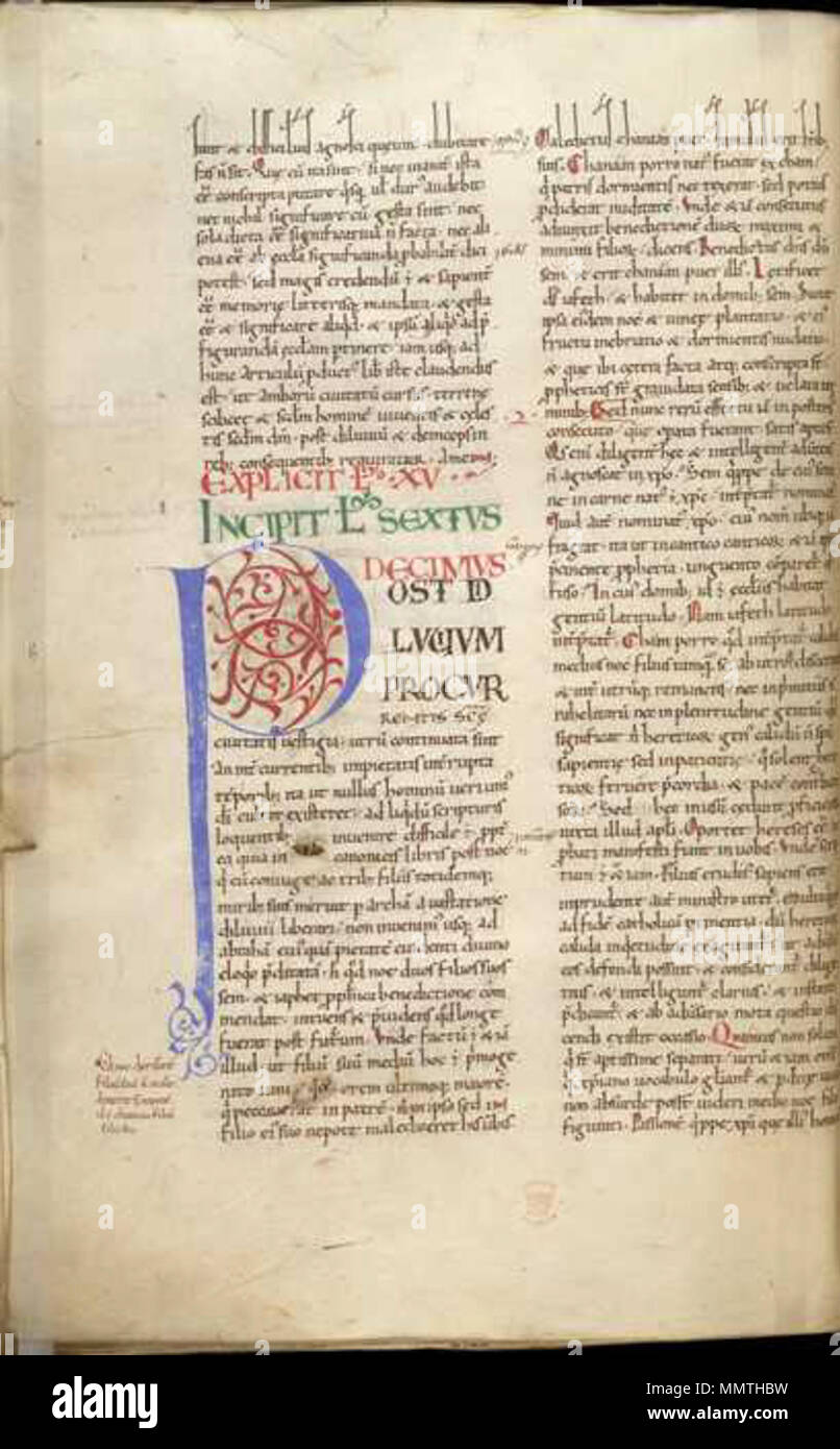 City of god manuscript hi-res stock photography and images - Alamy