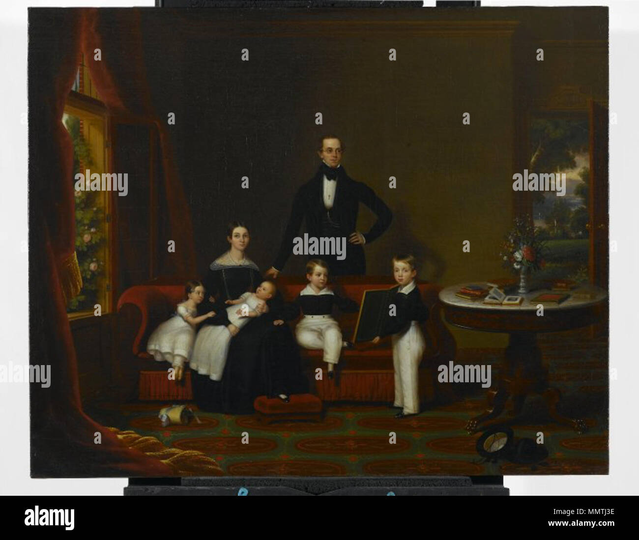 Family group by frederick spencer hi-res stock photography and images ...