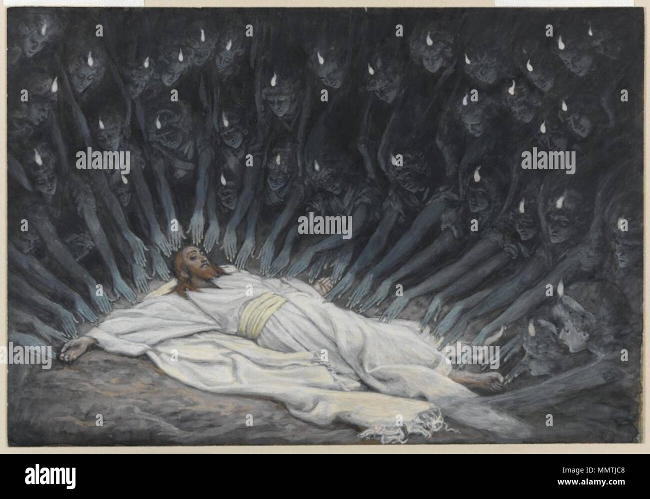 Jesus ministered by angels hi-res stock photography and images - Alamy