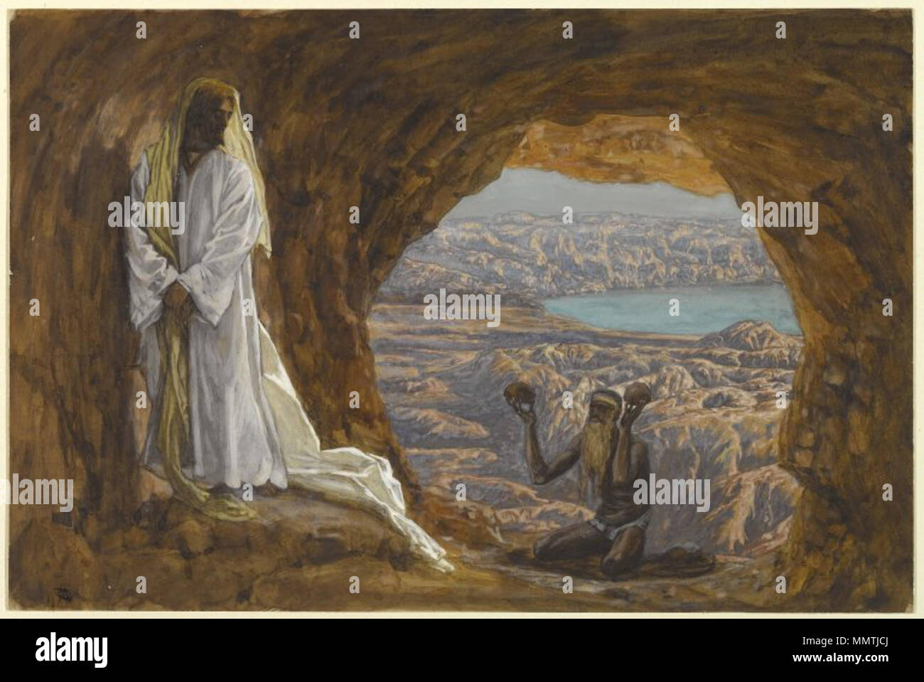 Jesus in wilderness hi-res stock photography and images - Alamy